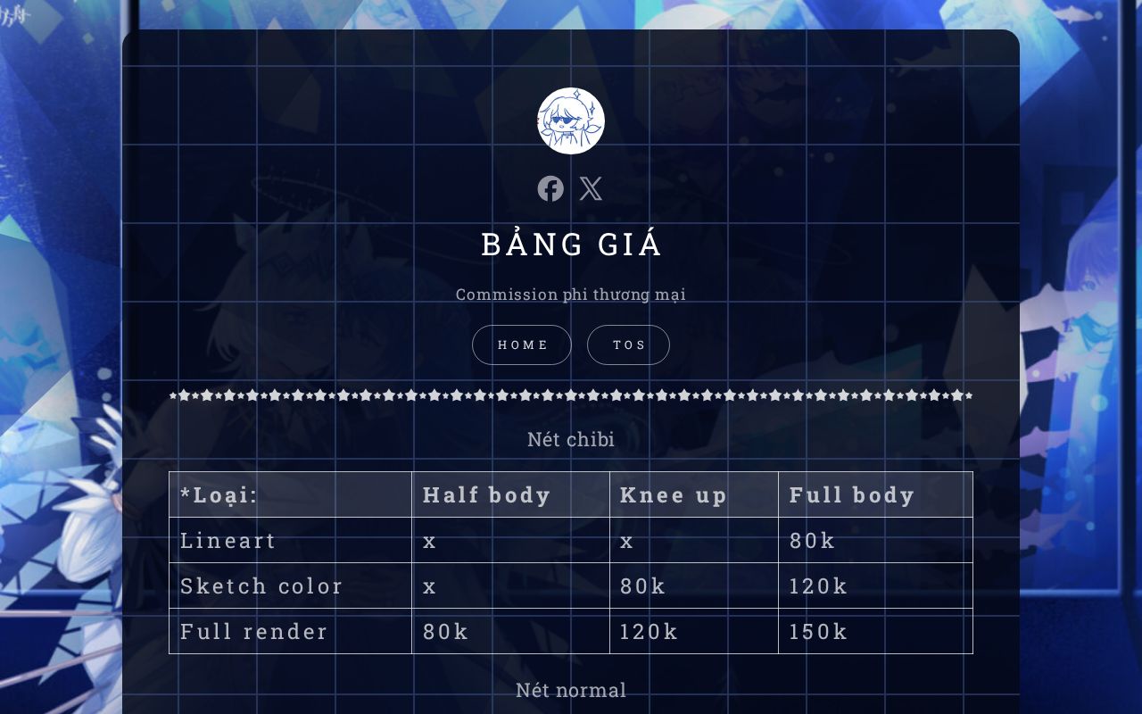 Bảng giá